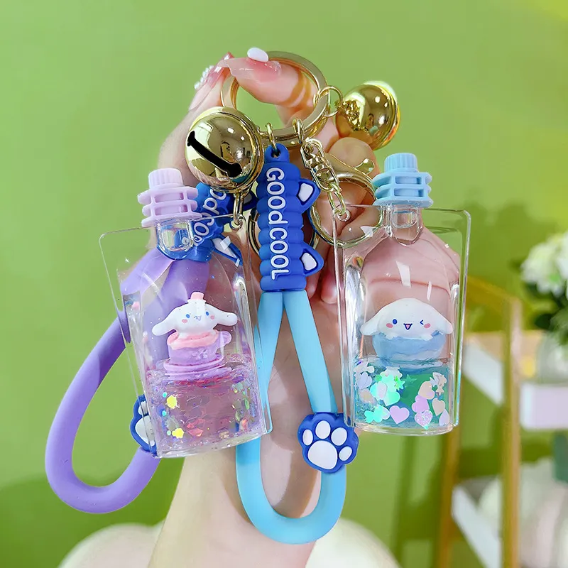 Exquisite Yugui Dog Jelly Starbucks Glass Bottle Keychain Wholesale ...