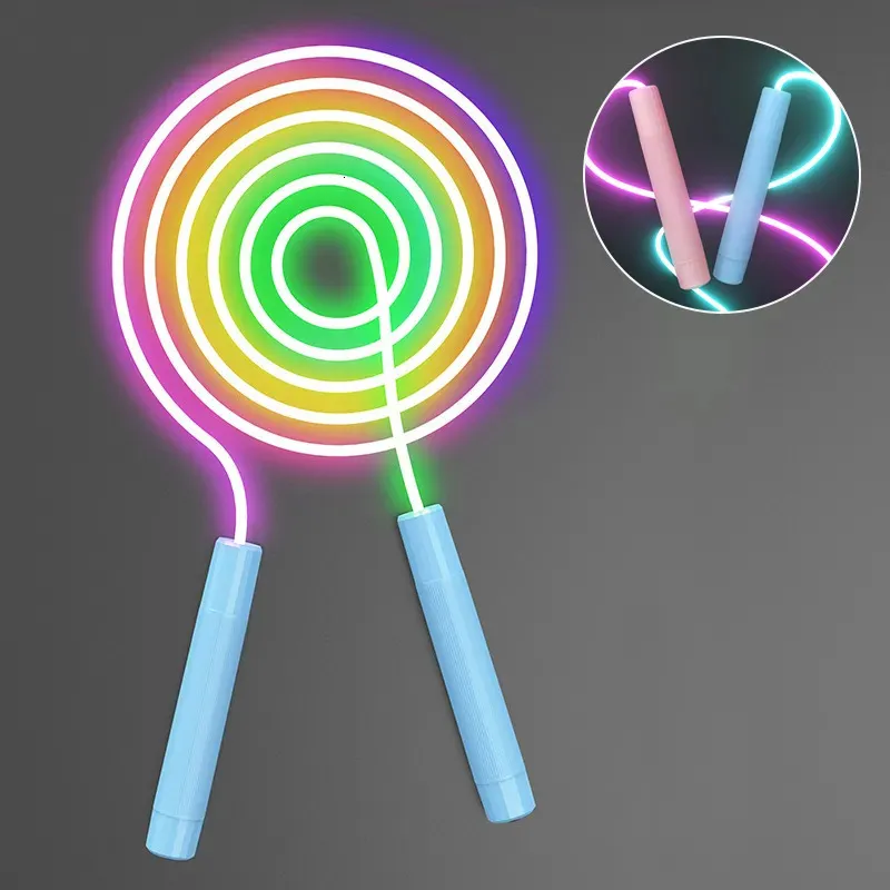 LED Jump Rope - Glowing Skipping Rope for Kids & Adults, Adjustable ...