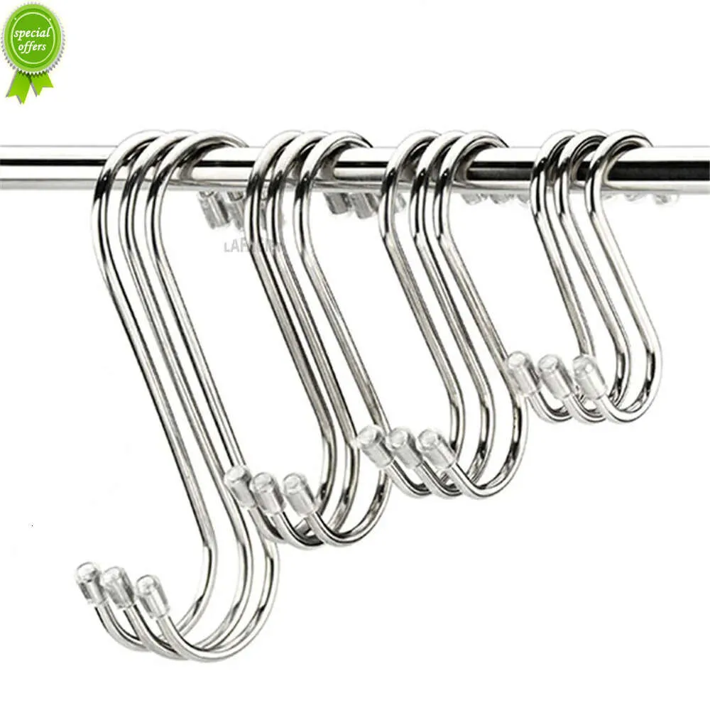 DHgate.com:2024Stainless Steel S-Shaped Multifunctional Hook, 5-Pack ...