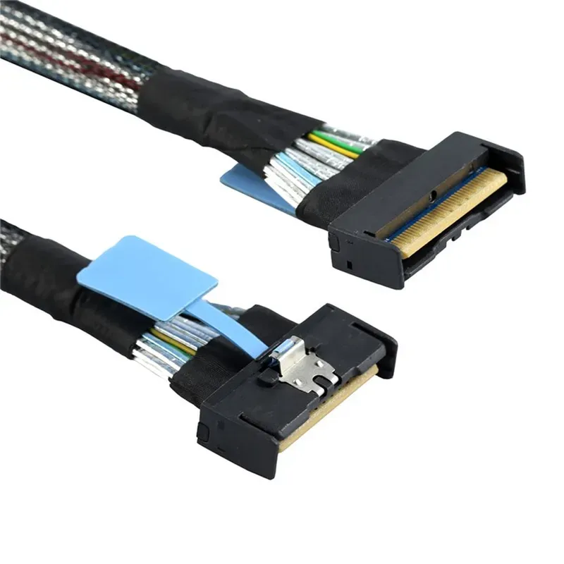 Premium 50cm MCIO to SFF-8654 Cable - PCI-E 5.0 Extension, 74Pin Male ...