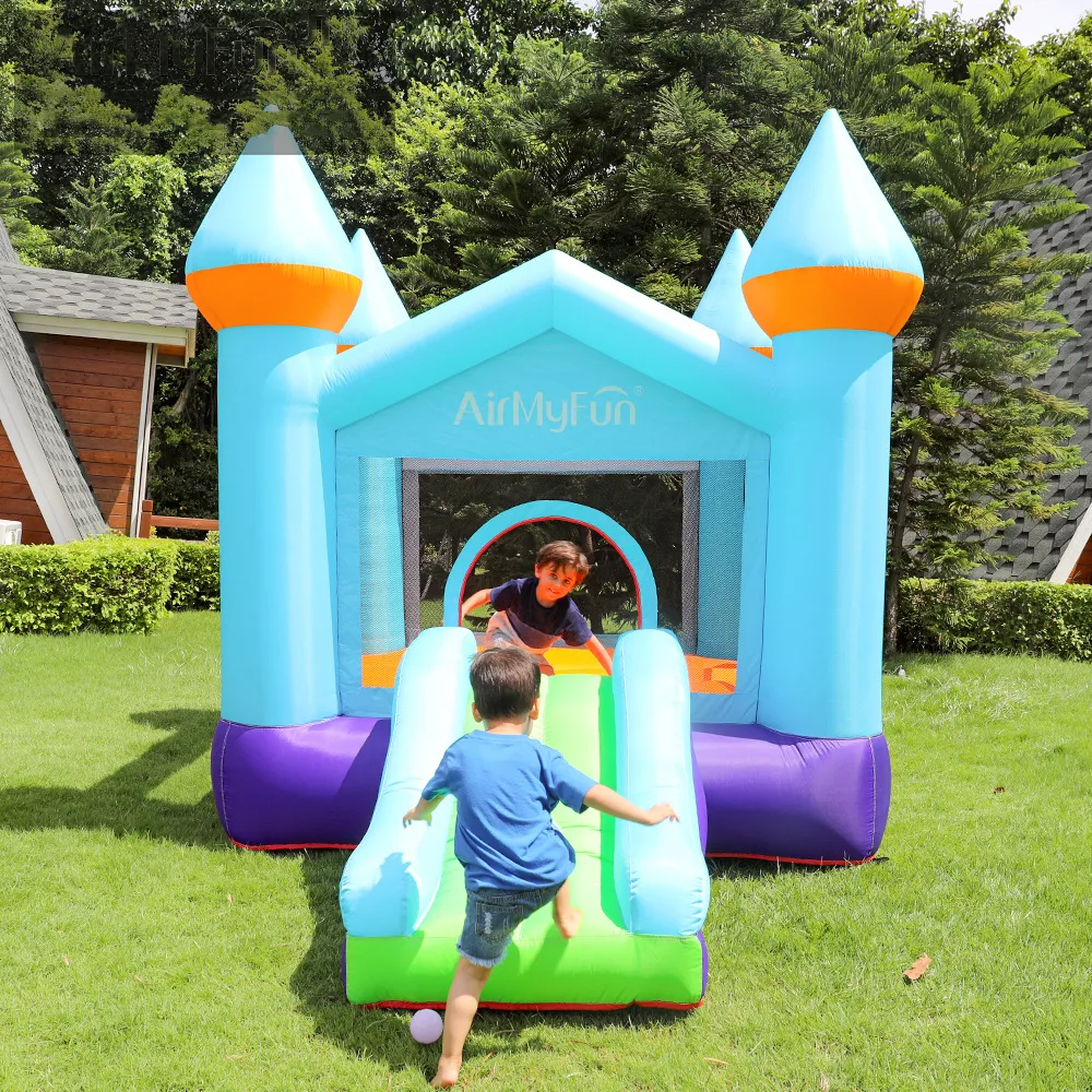 Inflatable Moonwalk Castle Slide Park Inflatable Party Toys For Kids ...