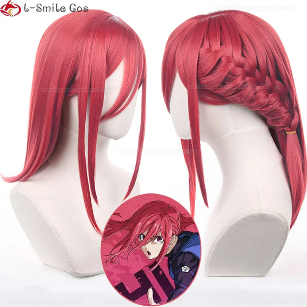 Catsuit Costumes Anime Blue Lock Hyoma Chigiri Cosplay Long Red With ...