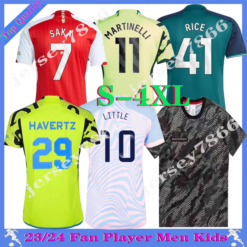 23 24 ODEGAARD SAKA Fußballtrikots MARTINELLI THOMAS NICOLAS SMITH ROWE ...