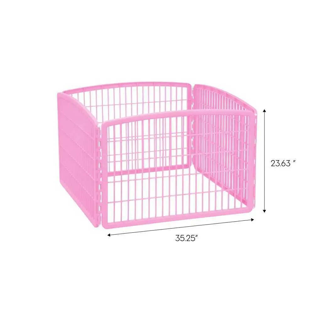 DHgate.com:Pink Playpen for Small Pets, 24 Plastic Pet Playpen with 4 ...