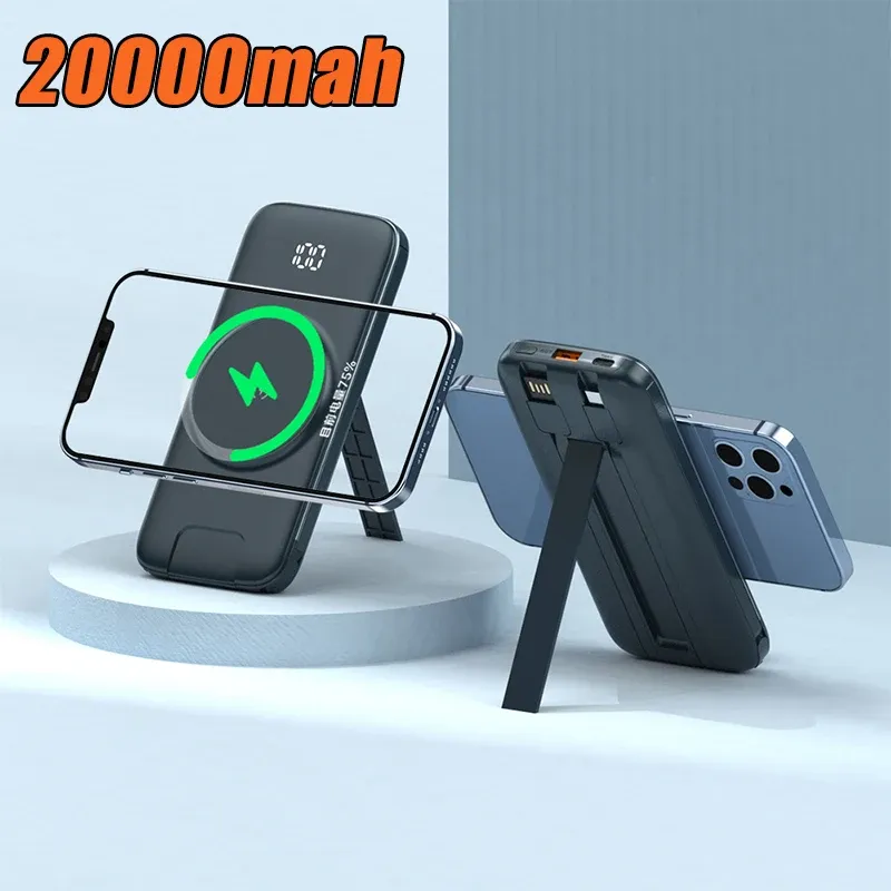 Magnetic Power Bank 20000mAh: Portable PD20W Fast Charge Powerbank ...