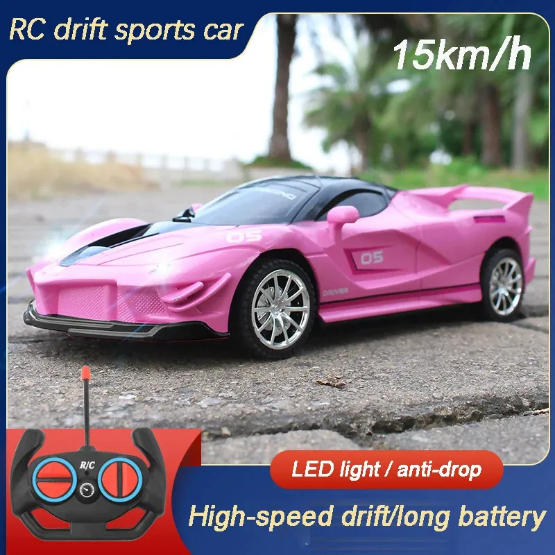 High Speed Chargeable Electric Rc Drift Cars With LED Lights 1:18 Scale ...