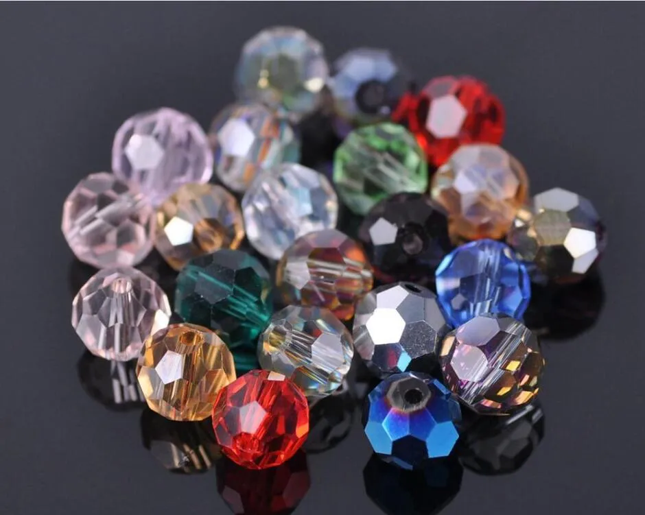 DHgate.com:AB Colorful Crystal Glass Beads, 4mm 1000pcs 32-Faceted ...