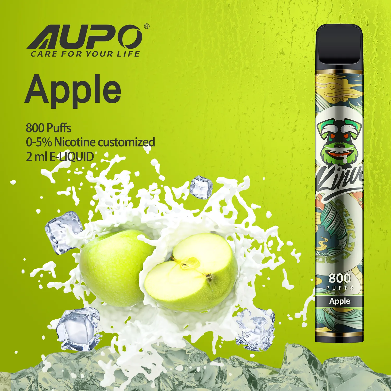 R01 E Cigarette Kinvs 800 Puff Aupo Vape 800puffs Disposable Vape Mod ...