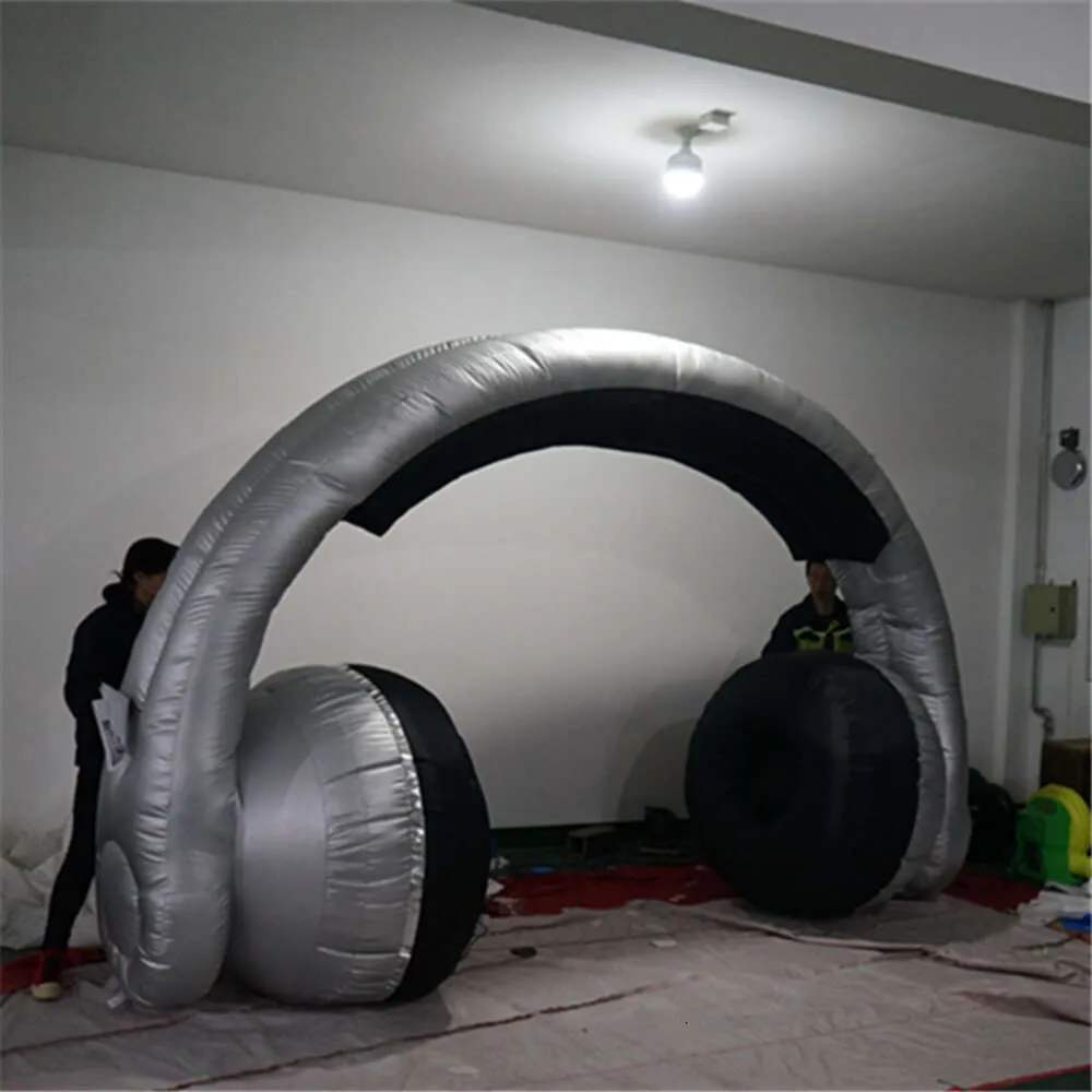 5m High Inflatable Headset Arch For Nightclub Outdoor Garden Decor ...