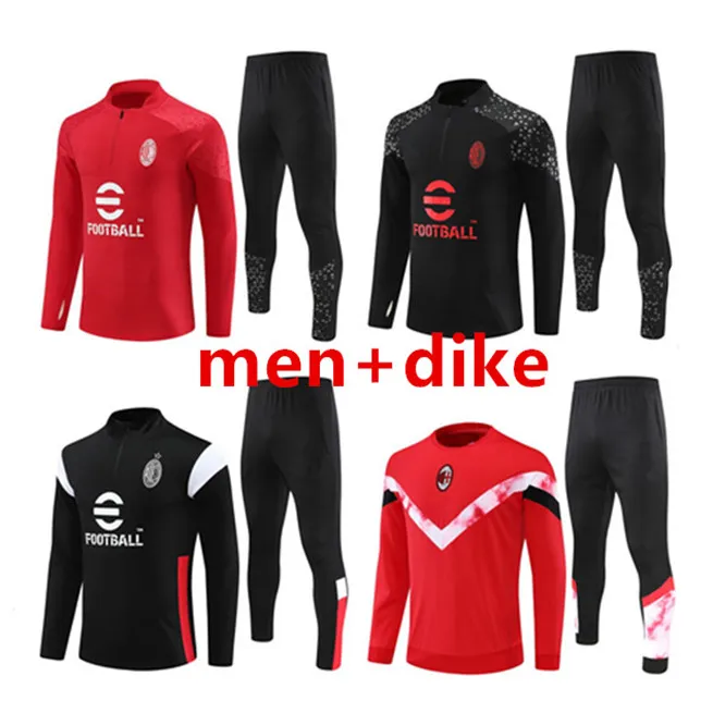 DHgate.com:2023 2024 AC milano tracksuit jerseyS tuta maglia 22 23 24 ...