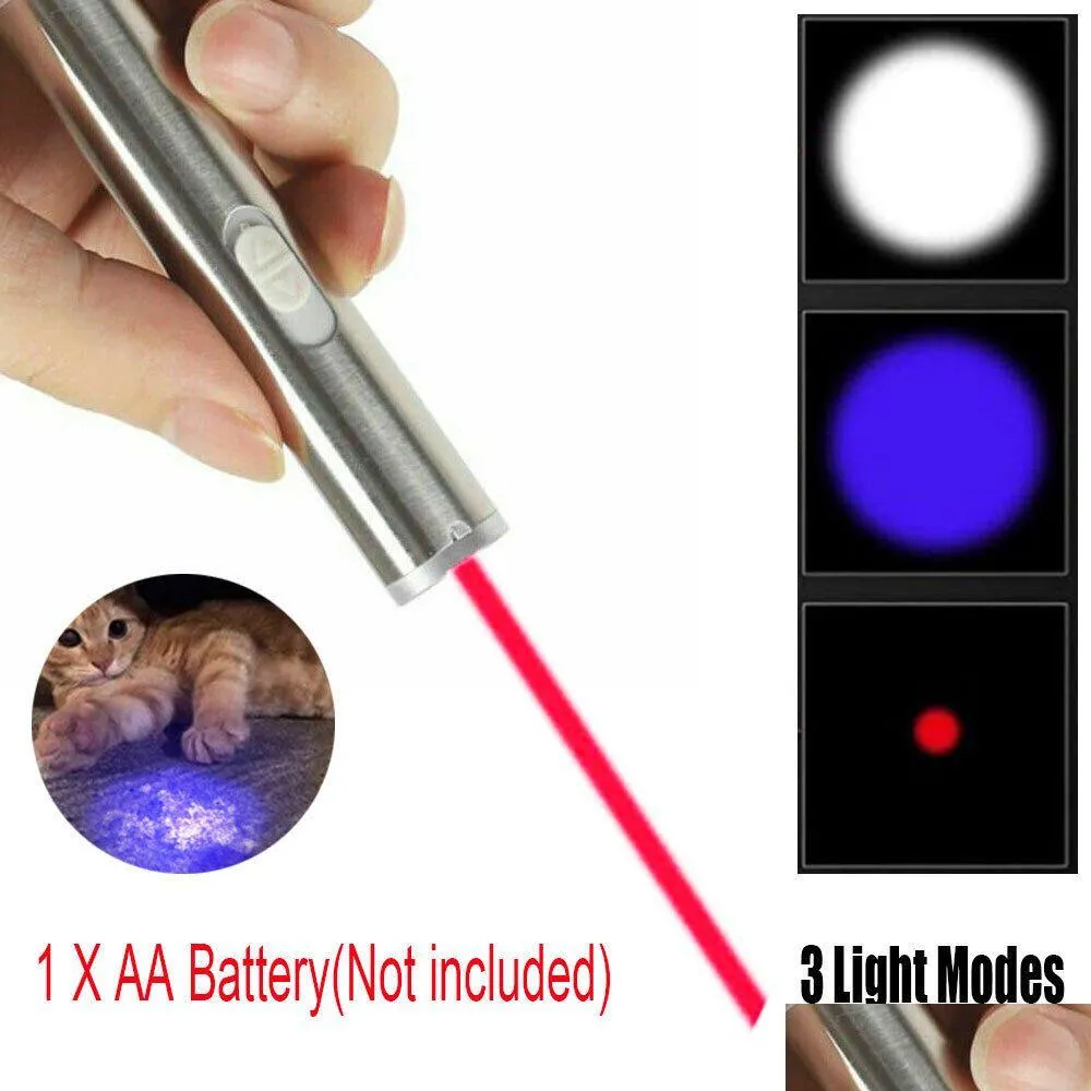 DHgate.com:Multifunctional 3-in-1 Laser Pointer: Red Laser, UV Light ...