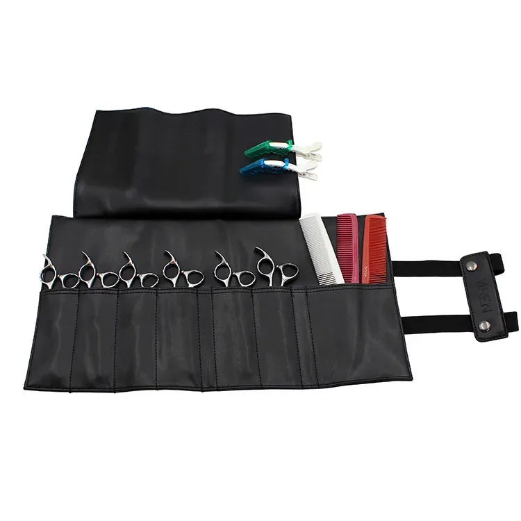 DHgate.com:PU Leather Barber Hairdressing Tool Storage Bag Holder with Comb Scissor Pouch Belt ...