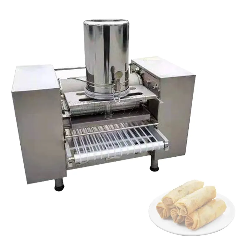 Commercial Cake Crust Machine - Automatic Pancake & Spring Roll Maker ...