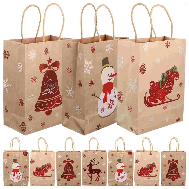 DHgate.com:Christmas Reusable Paper Bags | 10 Pack Premium Gift ...