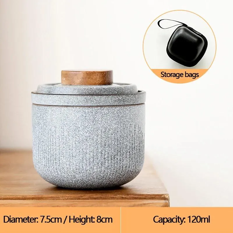 Ceramic Teaware Travel Tea Set With Quick Cup, Two Mini Carrying Cases ...