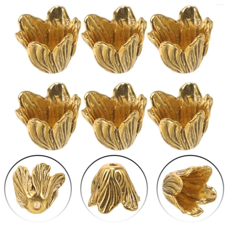 Vintage Bead Caps Set - Antique Spacer Beads, Alloy Bud End Charms for ...