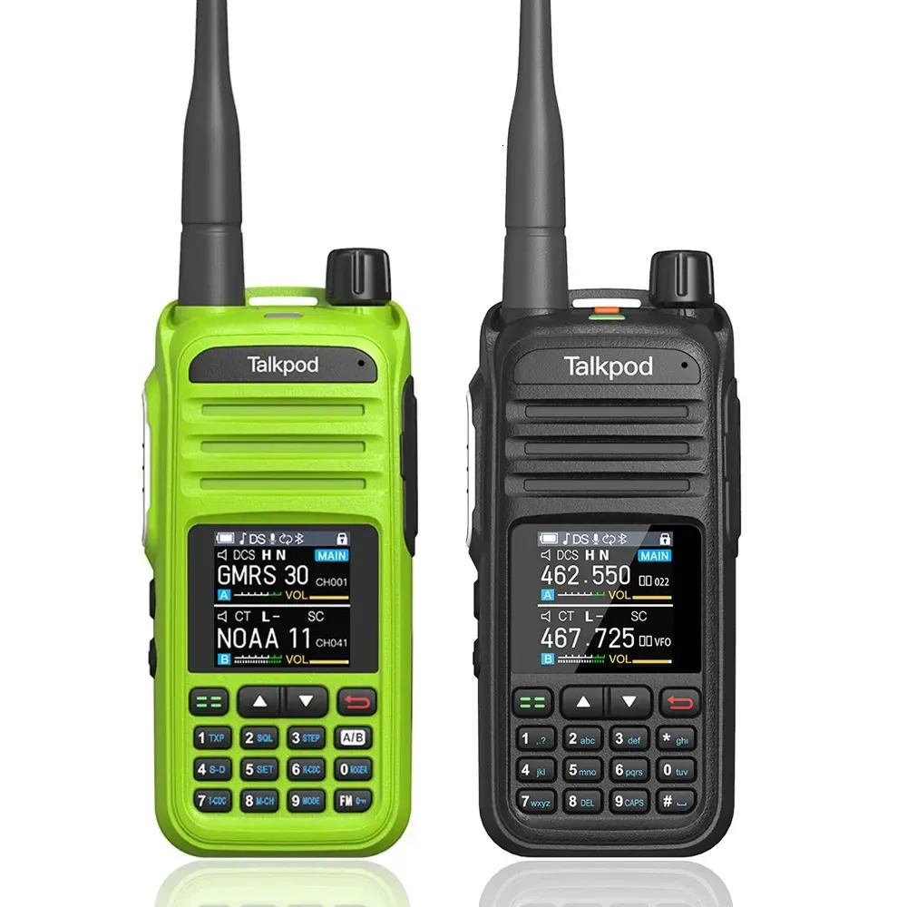 Walkie Talkie Talkpod A36 Plus 5W Ham Portátil CB Radio AM FM VHF UHF ...