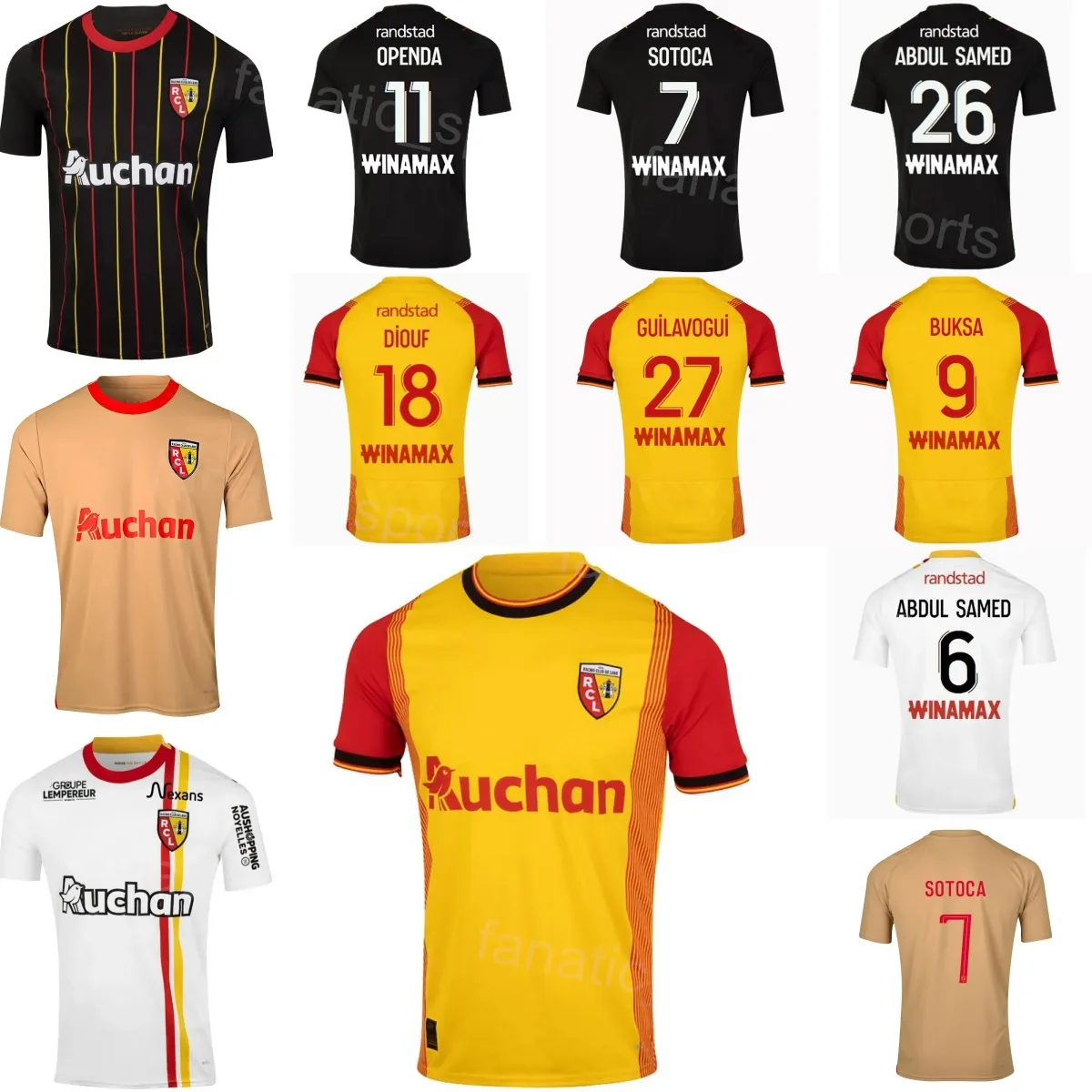 Lente RC 23/24 Jersey De Fútbol: Fulgini, Sotoca, Machado, Medina ...