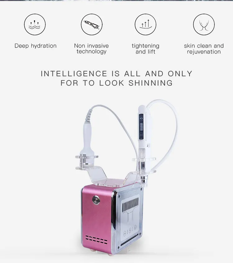 2 In 1 Needle Free Mesotherapy Device EMS Nano Meso Gun Eye Massage ...