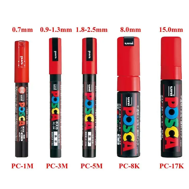 Wholesale UNI Water Based POSCA Series Marker Pen Level Set Wholesale UNI Water Based POSCA Series Marker Pen Level Set