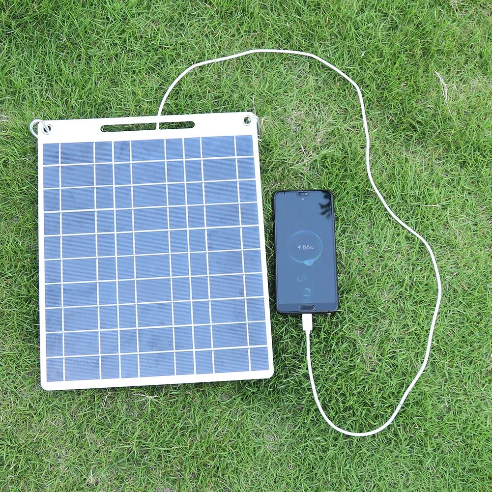 DHgate.com:30W Solar Panel, 5V Polysilicon Flexible Dual USB Portable ...