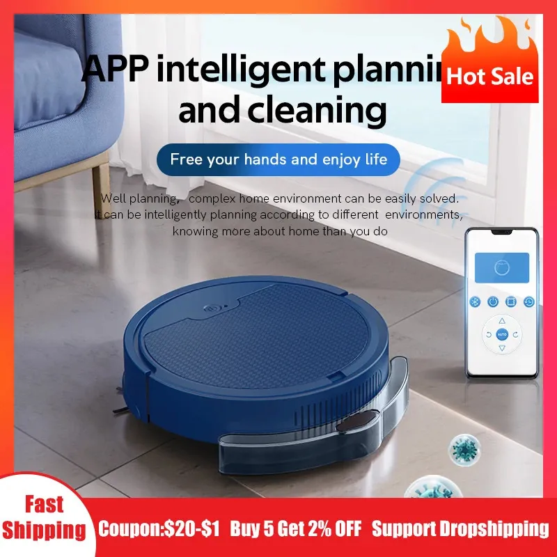 DHgate.com:Smart Robot Vacuum Cleaner with APP Control, Water Tank ...