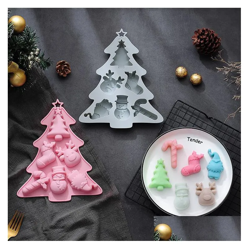 DHgate.com:Christmas Tree Shaped Silicone Cake Mold, Perfect for Baking and Decorating Your ...