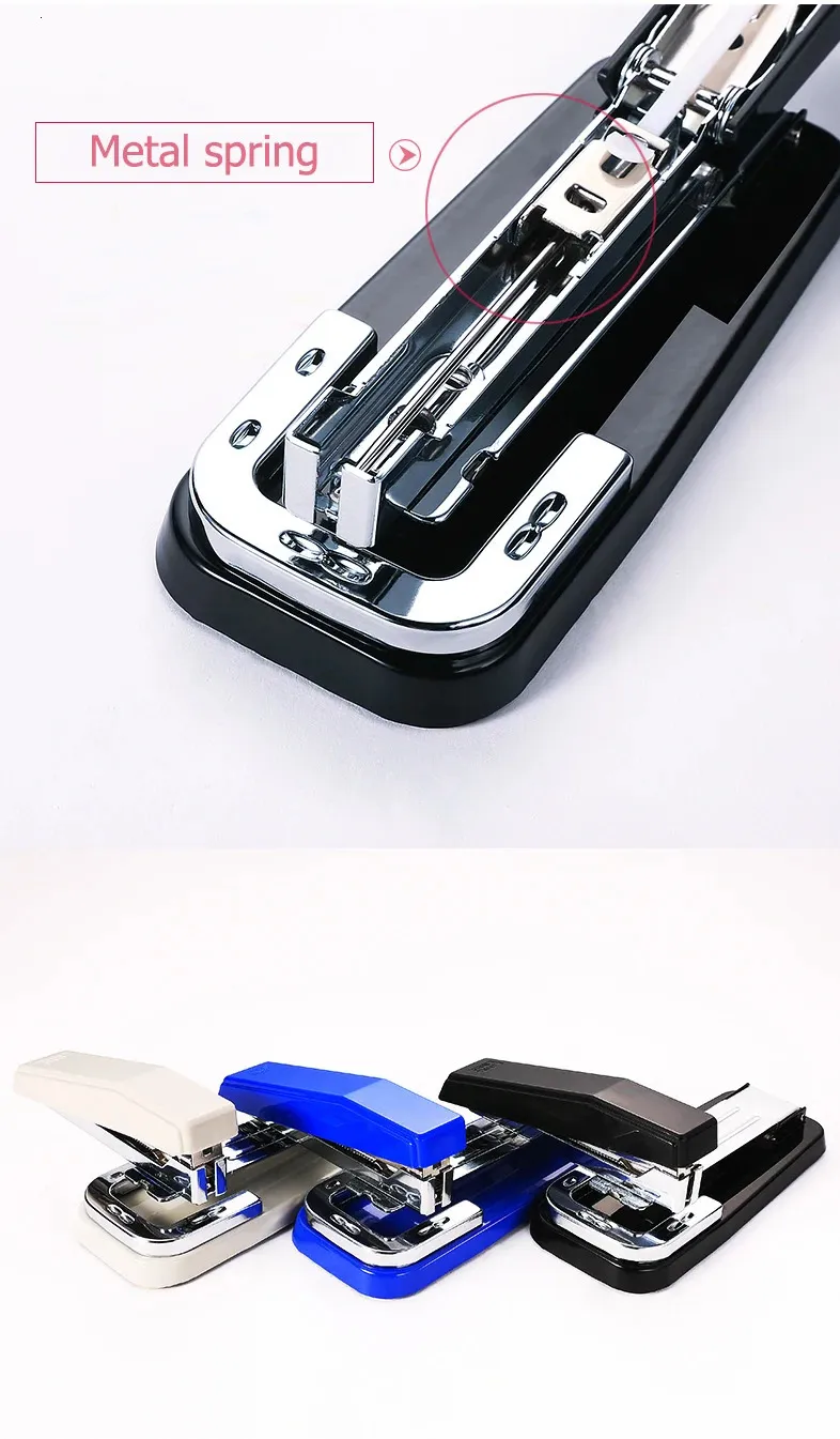 Heavy Duty 360° Rotating Stapler - Standard & Long Reach, Accepts 24/6 ...
