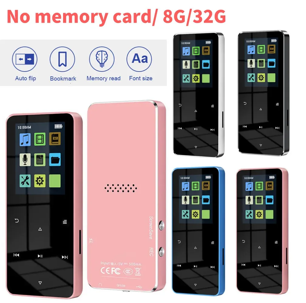 Bluetooth MP3 Player with FM Radio & Ebook Reader - Portable Music ...