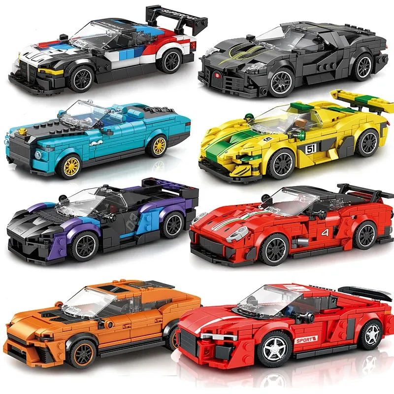 Aircraft Modle Speed SUV Car City Model Moc Bricks Off Road Vehicle Set ...