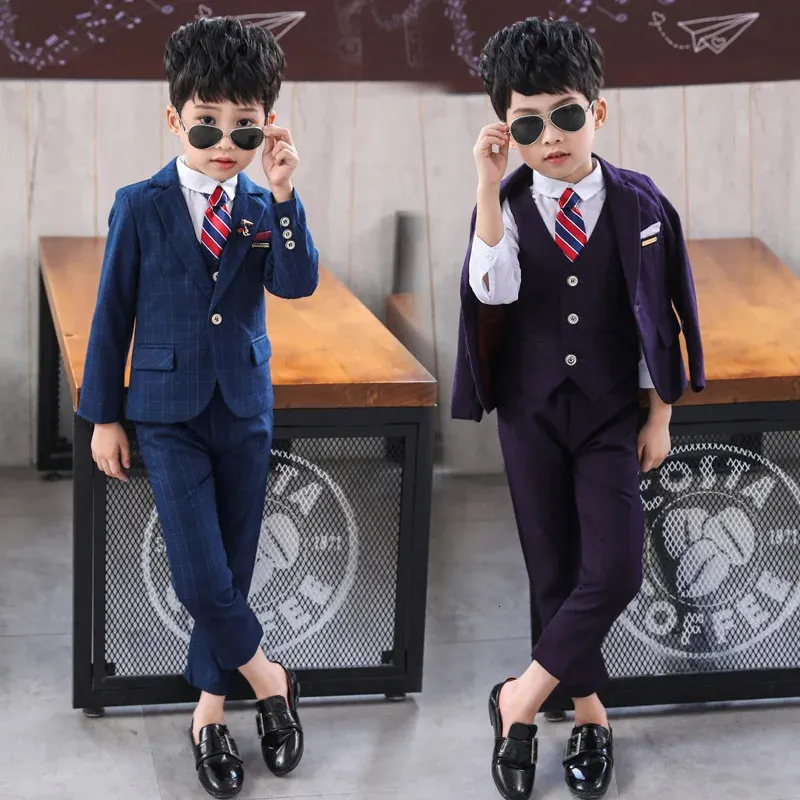 DHgate.com:British Kids 3-Piece Spring Suit Set in Light Khaki with ...