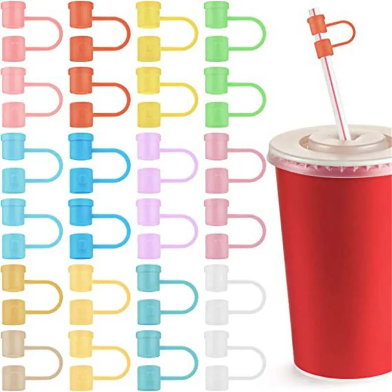 DHgate.com:Reusable Silicone Straw Tips, 8/10mm Dustproof Covers, Anti ...