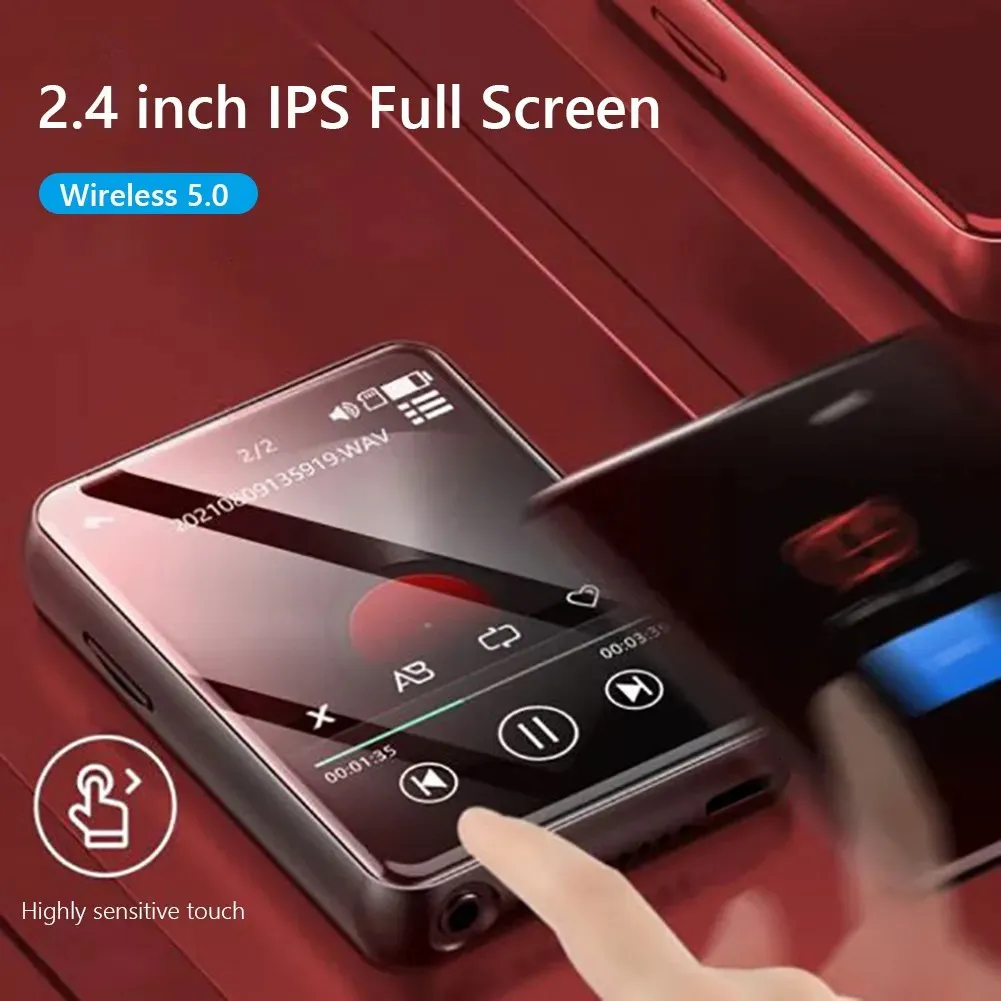 24 IPS MP3 MP4 Player: Touchscreen, Bluetooth, E Book Reader, Recording ...