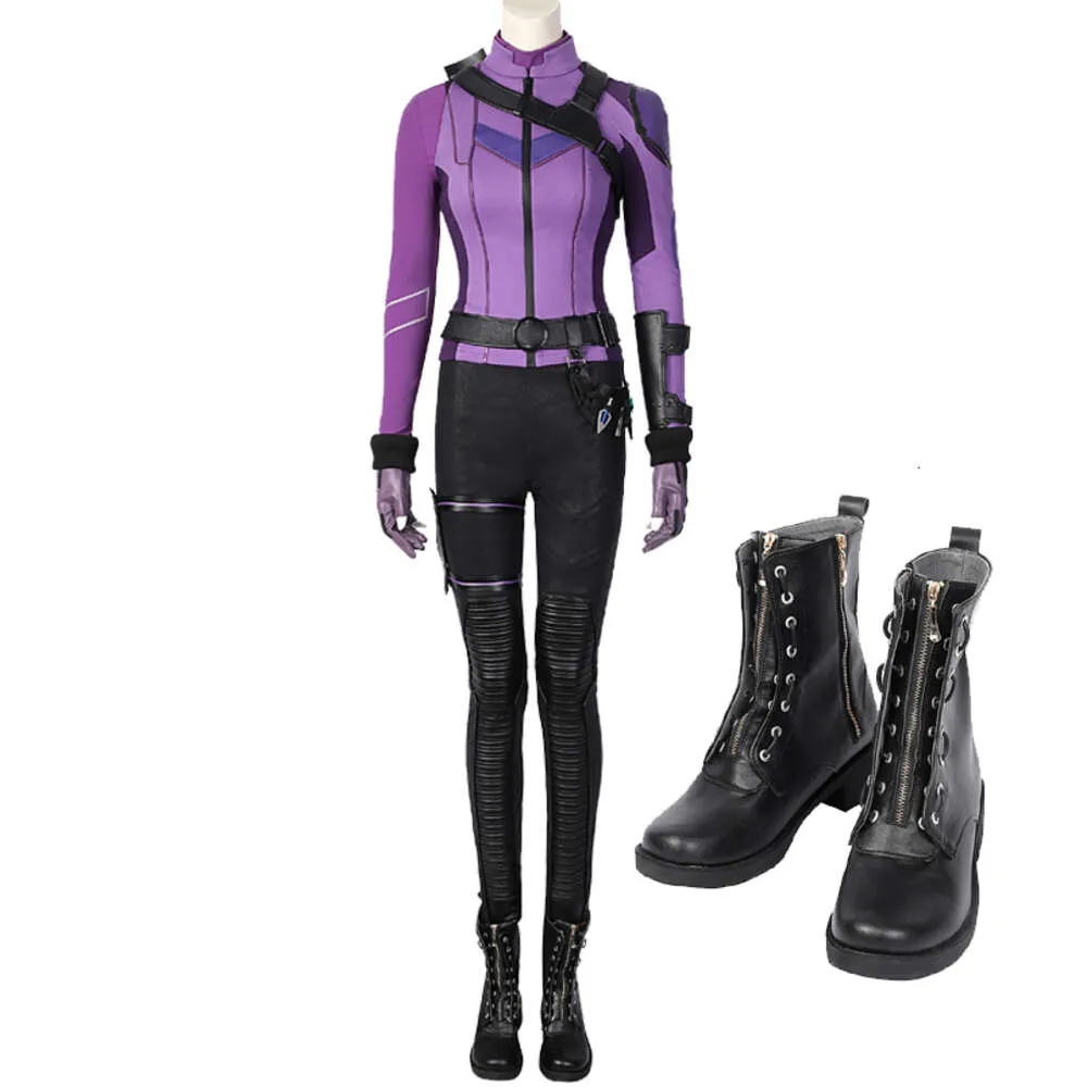 Cosplay Kate Bishop Cosplay Hawk Costume With Quiver Arrow Props Custom ...