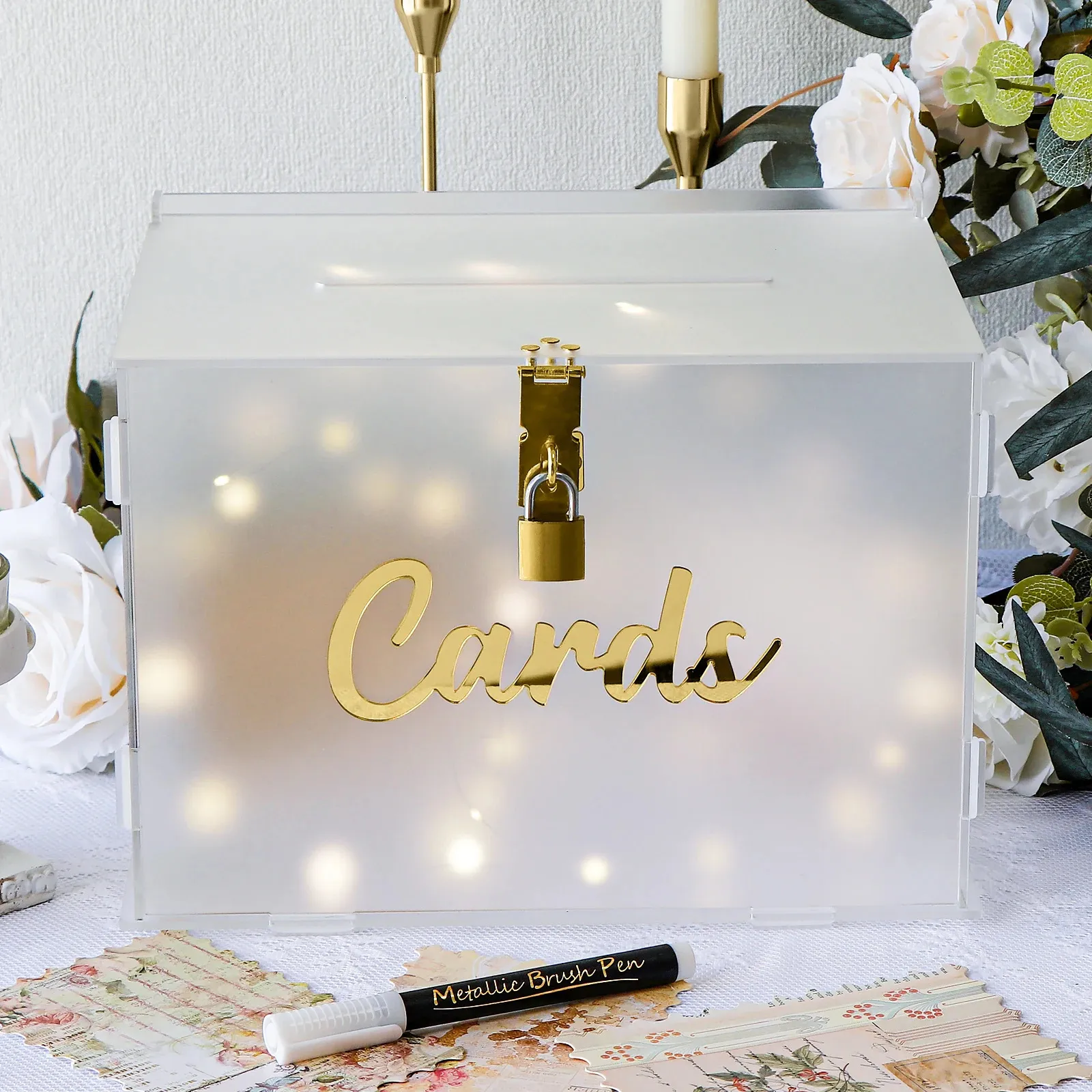 Diy Wedding Card Boxes For Receptions Acrylic Wedding Card Box Lock