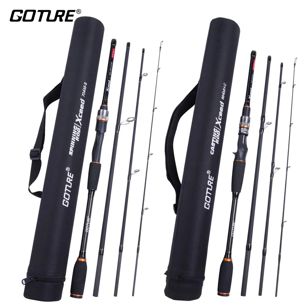Goture XCEED Ultralight Fishing Rod - Versatile Boat Rod, Spinning & Casting, 1.98M-3.0M ...