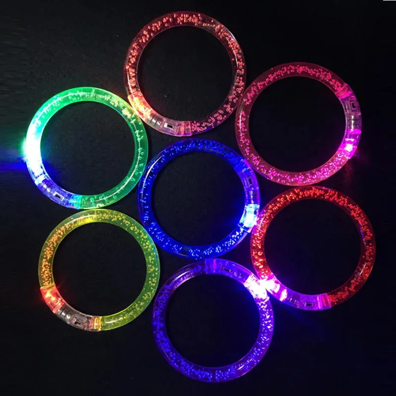 Jelly Led Party Costume Blinking Led Bracelet Battery Operated Lights ...
