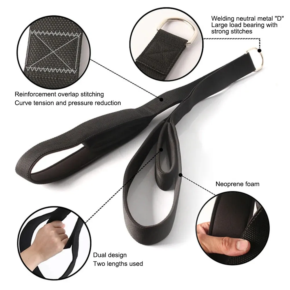 Resistance Bands Pulldown Rope Anti Slip Muscle Training Tricep Rope ...