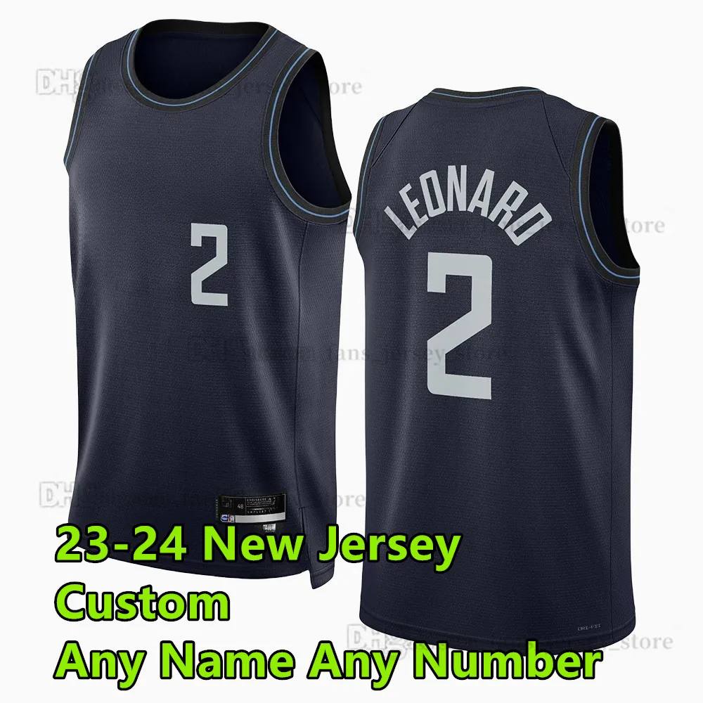 Kawhi Leonard James Harde N Custom Printed 2023 24 Season Basketball ...