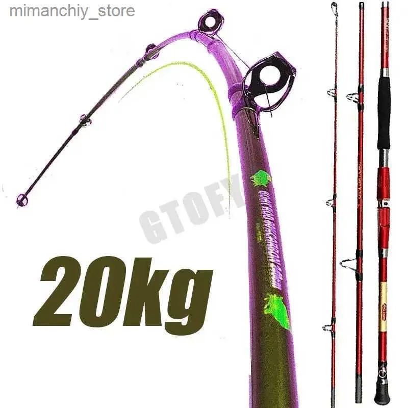 Portable Fishing Rod: Ultralight Carbon Fiber, Small Travel Fishing Rod ...