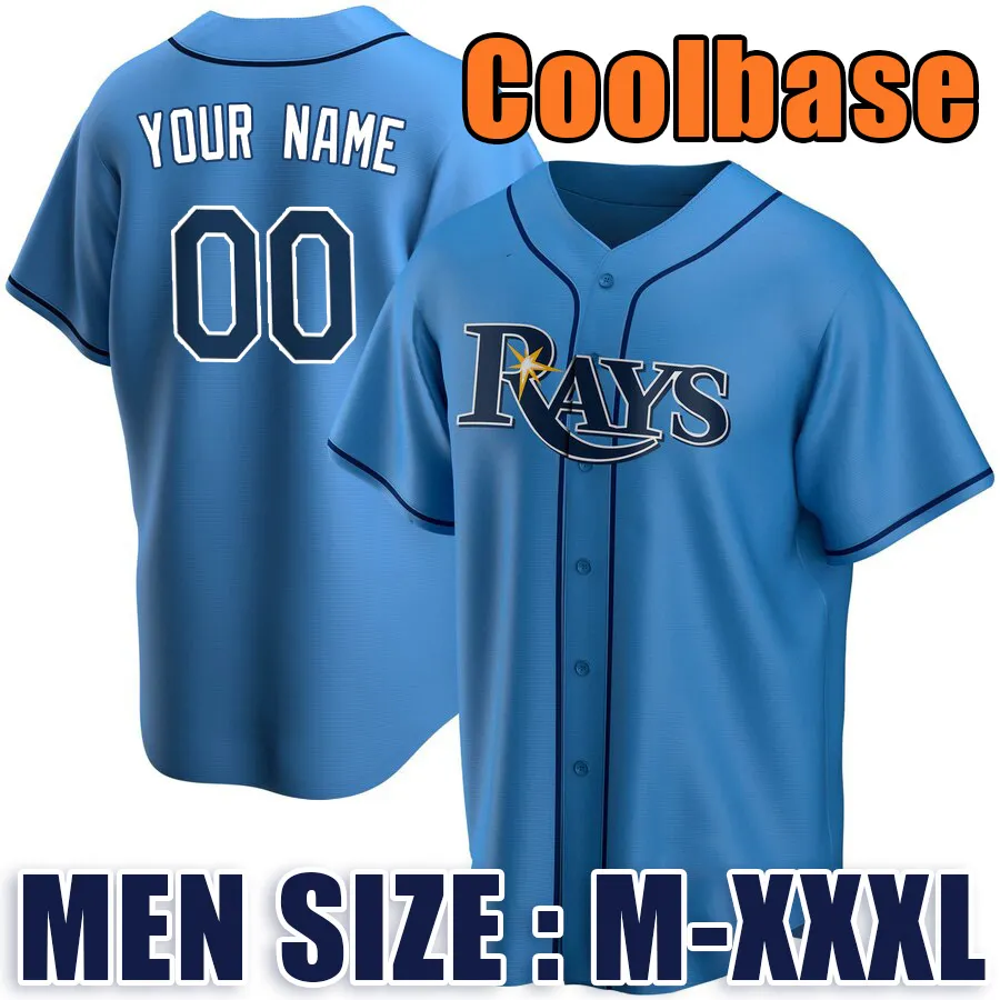 Tampa Bay Rays Powder Blue Baseball Uniforms Featuring Wade Boggs ...