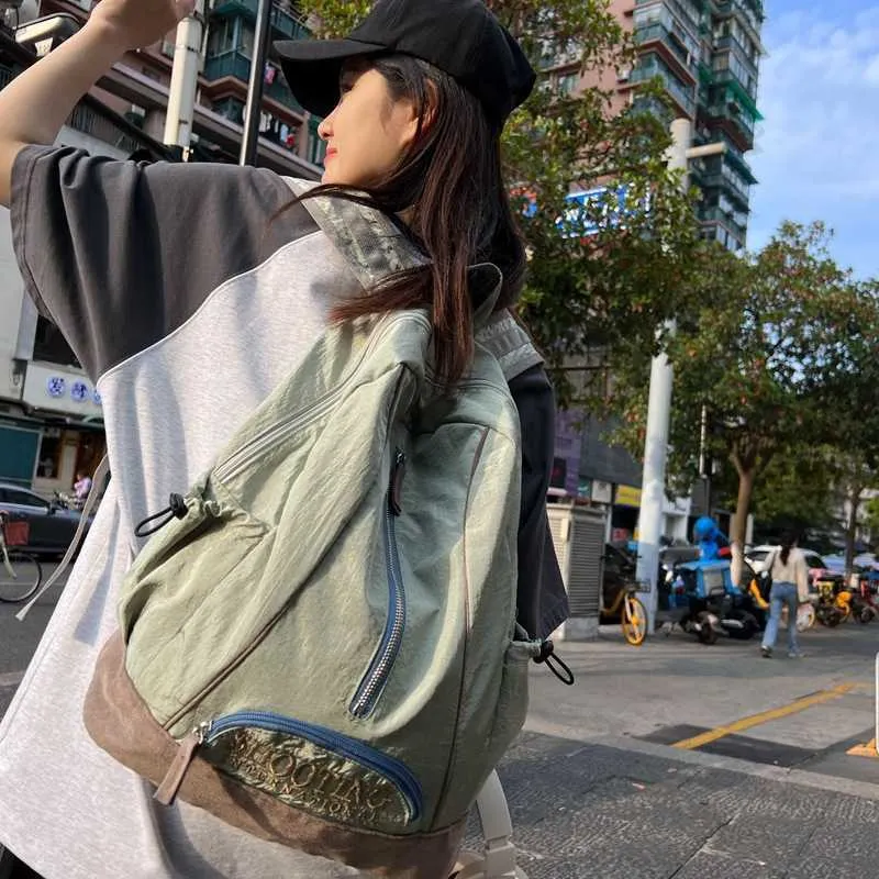 Large Capacity College Backpack - Korean Harajuku Style, Lightweight ...