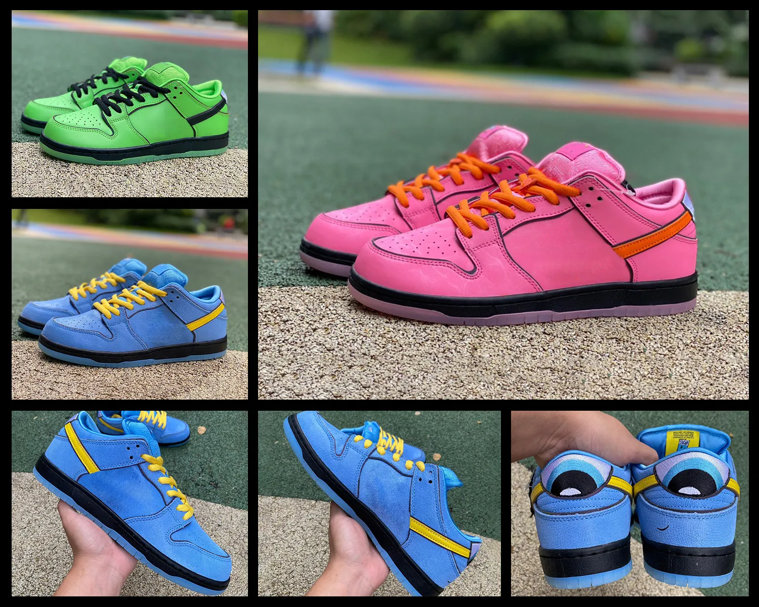 Powerpuff Girls X DuKs Low Blossom Skateboard Shoes: Bubbles Buttercup ...