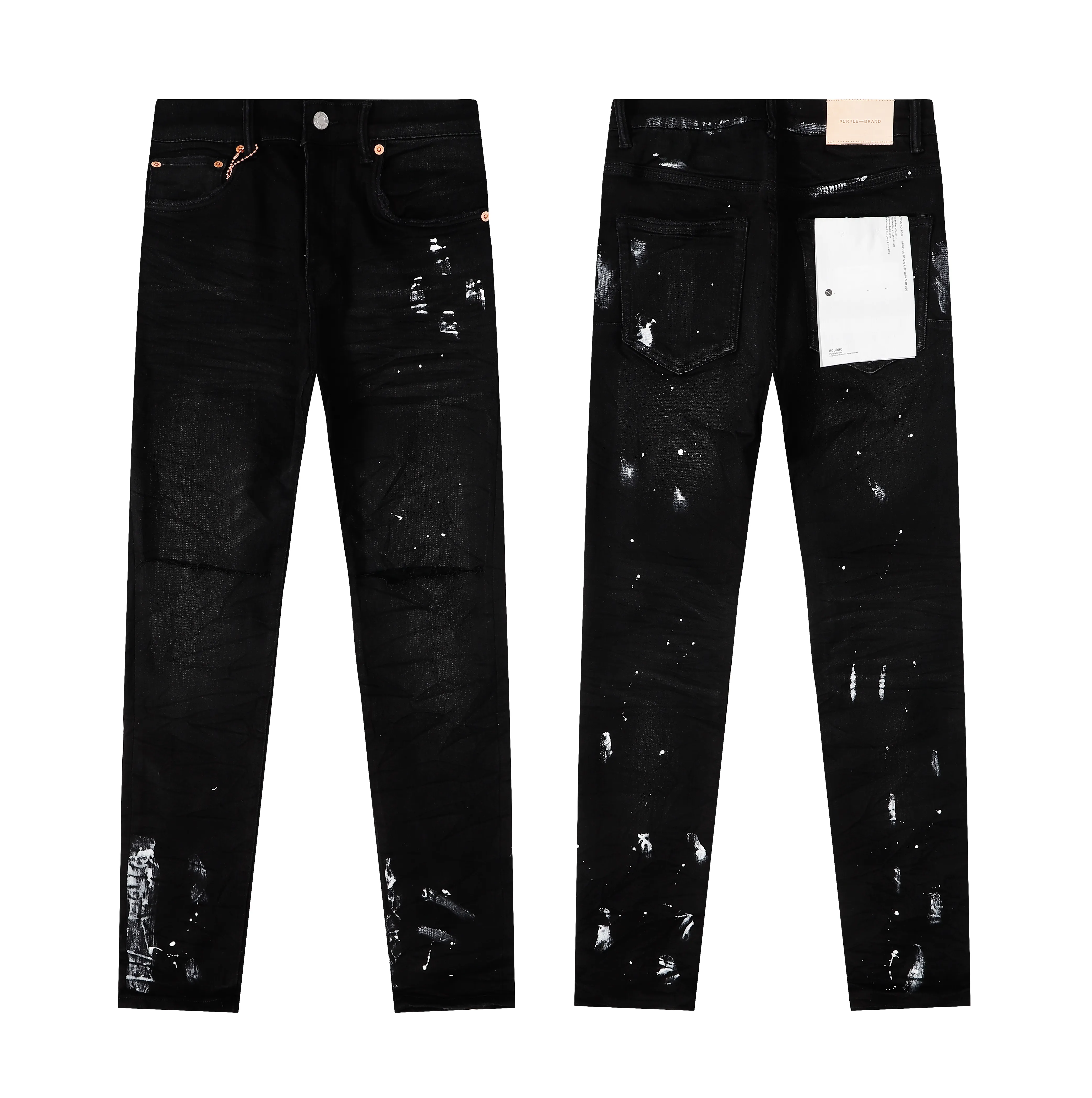 Mens Luxury Hand Painted Graffiti Jeans Classic WeLL WORN VINTAGE DENIM ...