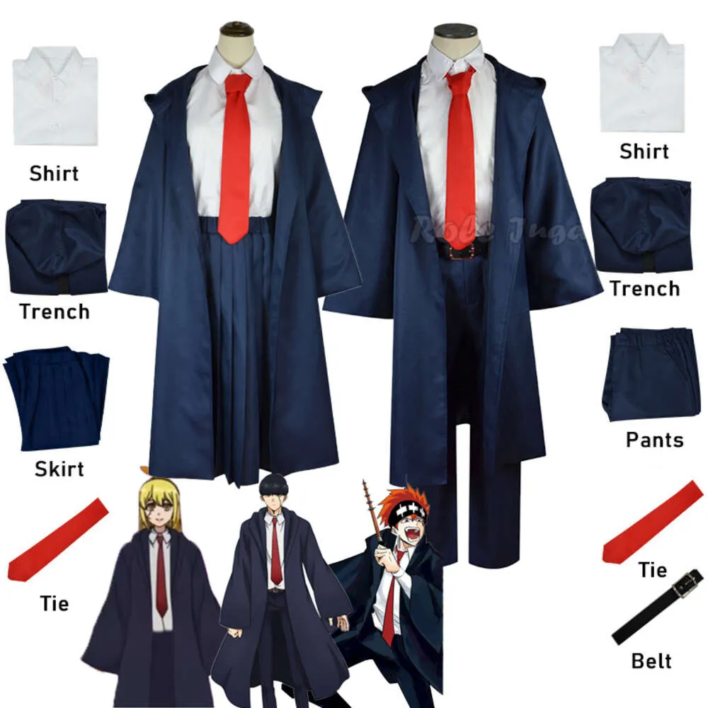 Mashle Magic Robe Cosplay Costume Unisex Mash Burnedead Anime Outfit ...