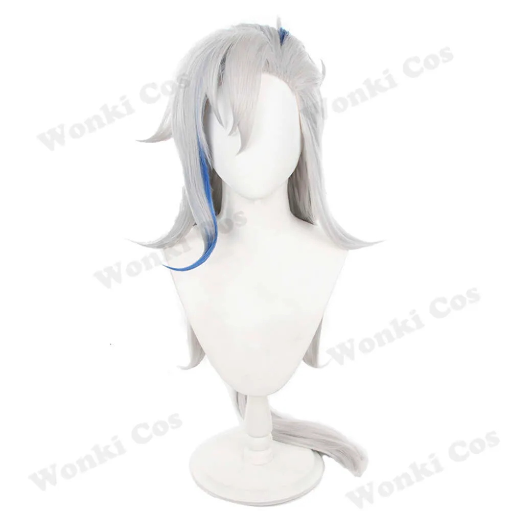 Dragon Of Water Genshin Impact Albedo Wig Cap By Genshin Impact Long ...