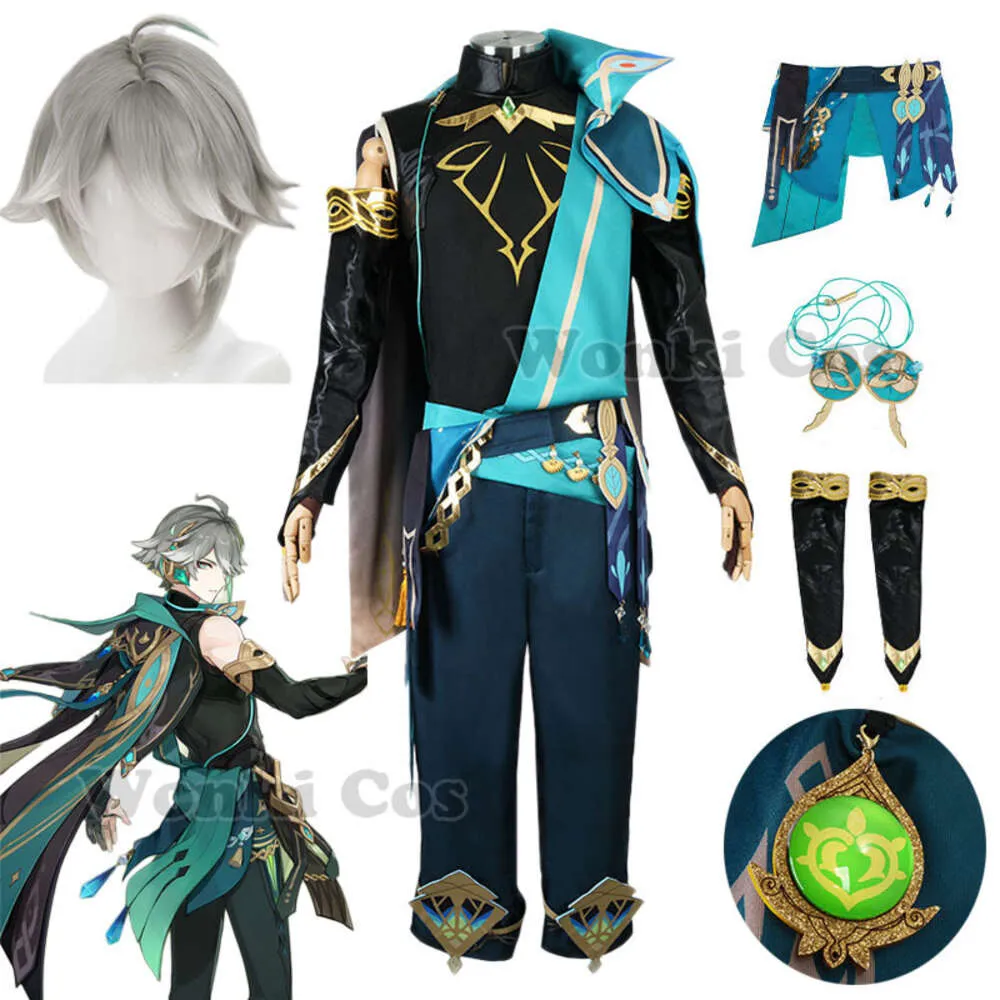 Full Set Genshin Impact Sumeru Alhaitham Cosplay Costume With Wig And ...