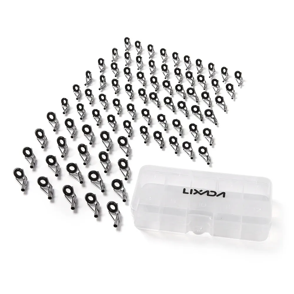 Fishing Rod Eyelets Guide Tip Repair Kit Set With DIY Eye Rings And ...