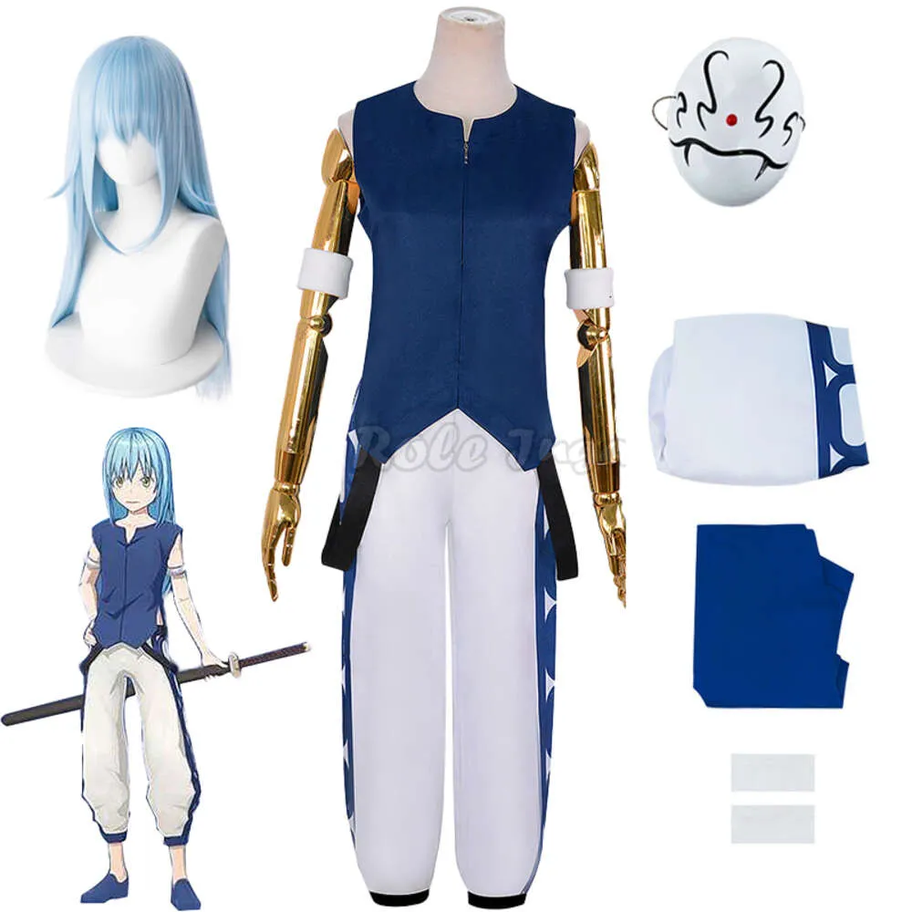 I Got Reincarnated Slime Rimuru Tempest Cosplay Costume Set With Wig