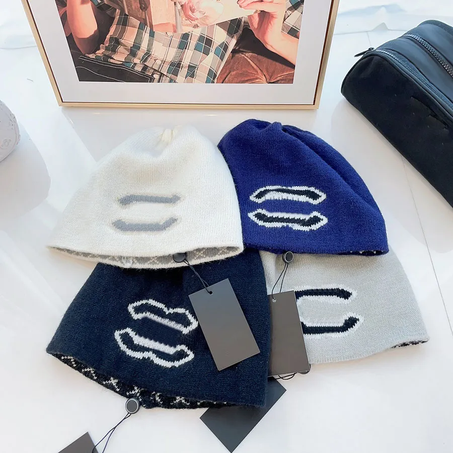 Skullcap Beanies: Stylish Two Sided Knitted Cap For Winter, Fashion ...